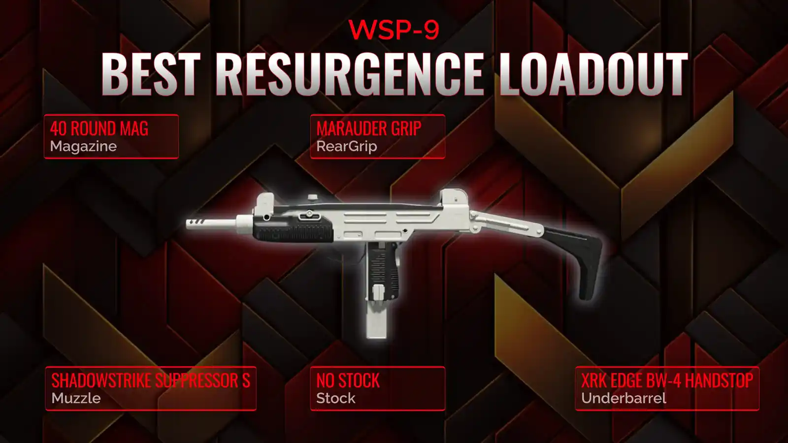 The WSP-9 Blueprint: Building the Best Loadout for Resurgence